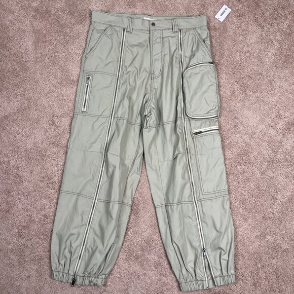 Urban Outfitters | Pants | Urban Outfitters Satin Cargo Flight Pant ...
